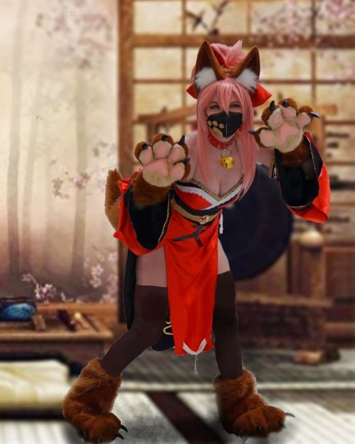 Aoneko_Cosplay as Tamamo Cat ~ - 9GAG