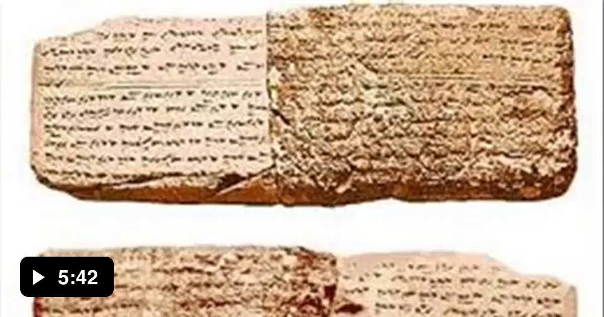 The Oldest Known Melody (Hurrian Hymn no.6 - c) 1400 BC - 9GAG