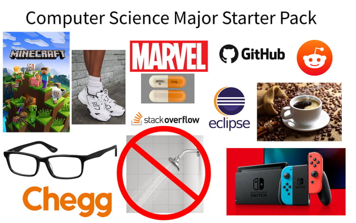Computer Science Major Starter Pack 9GAG computer-science-major-starter-pack-9gag