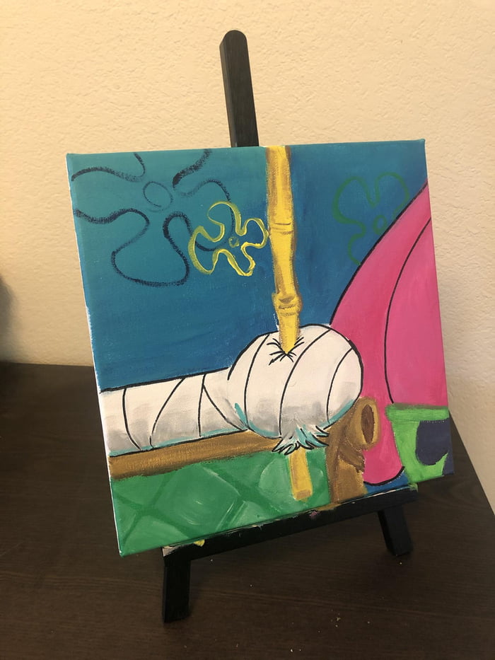 I just really like to paint Spongebob stills - 9GAG