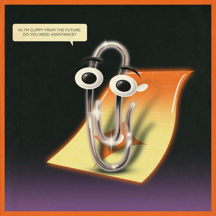 Did a Clippy from the future! - 9GAG