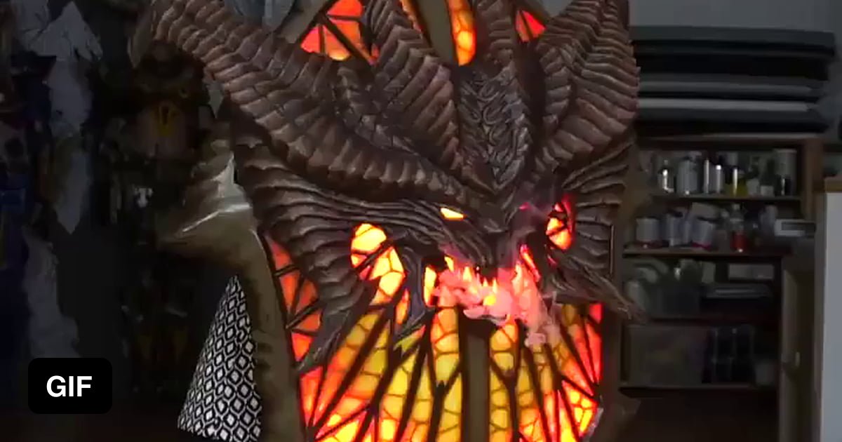 This self-made shield is badass. It has 560 LEDs inside as well as a ...