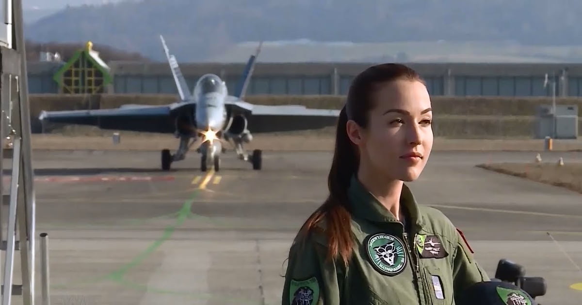 First female Swiss fighter pilot - 9GAG