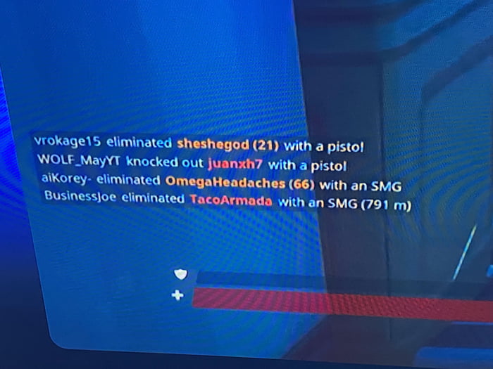 Got game ended and saw this in the bottom of the kill chat. How is this ...