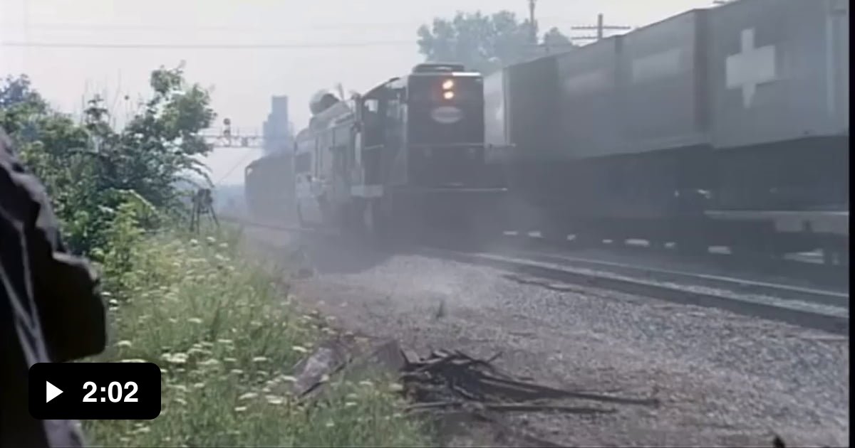 The M-497 experimental jet train in 1966. It set a speed record of ...