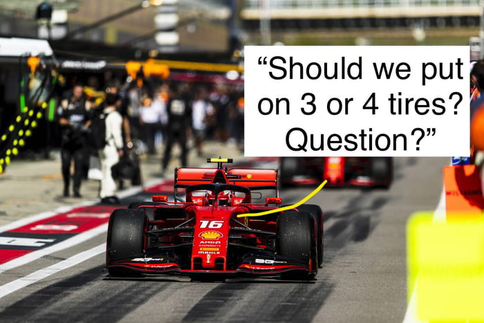 Ferrari strategist during Belgium GP be like - 9GAG