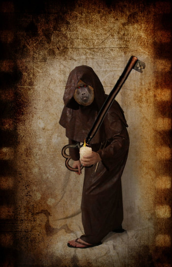 The Monkey Monk with the Monk's Key - 9GAG