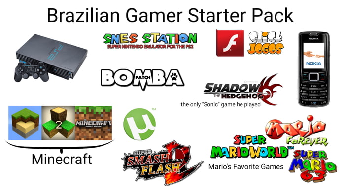 Brazilian Gamer Starter Pack - 9GAG