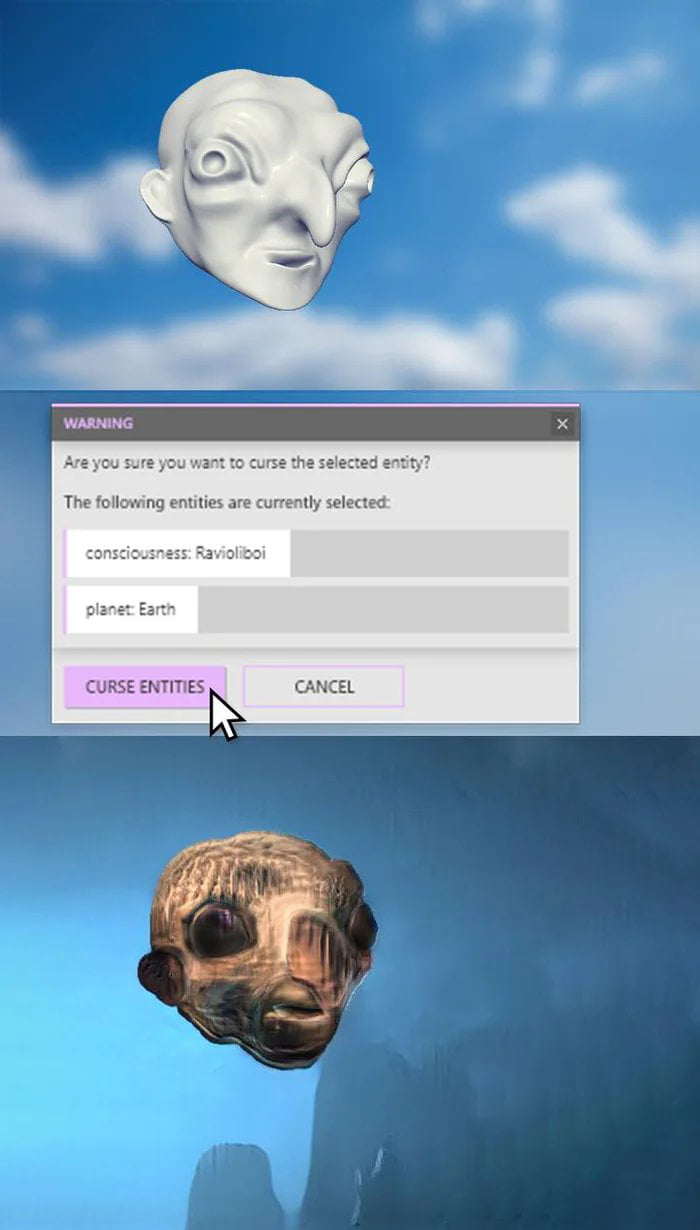 Get cursed, dummy - 9GAG