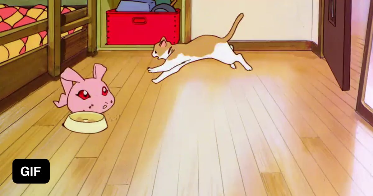 Digital Monster v Cat - 9GAG