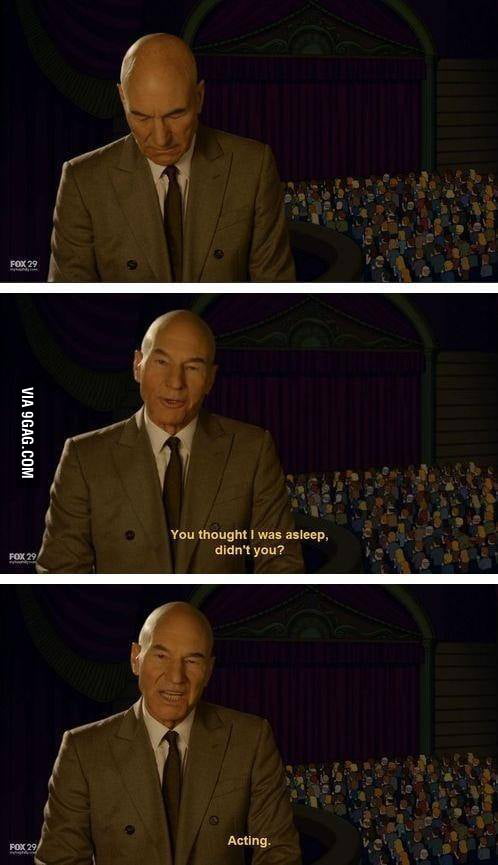 Sir Patrick Stewart - 9GAG