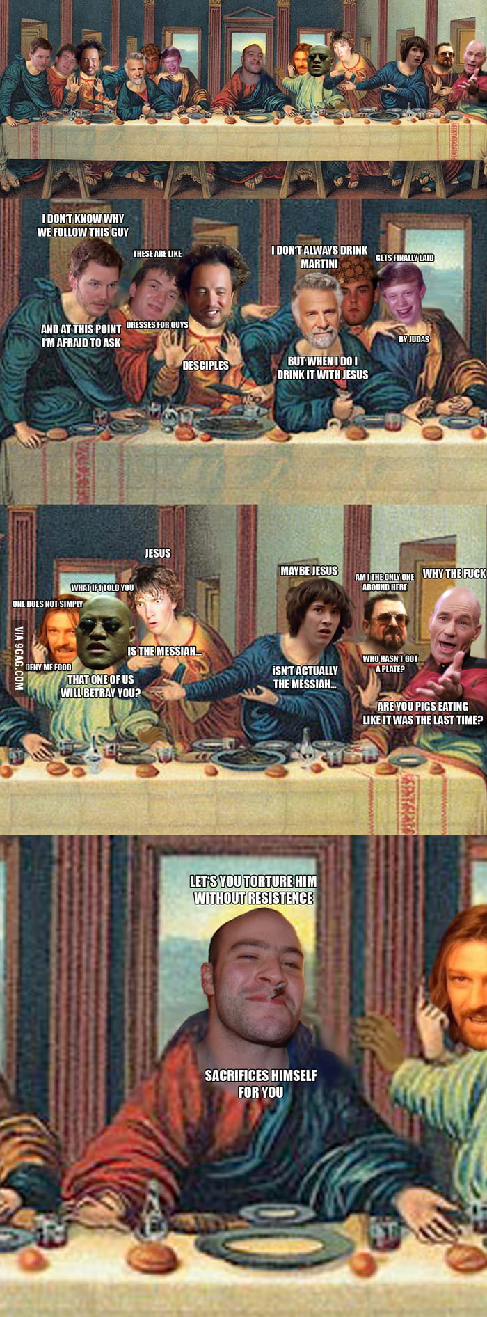 The Last Supper in Memes... - 9GAG