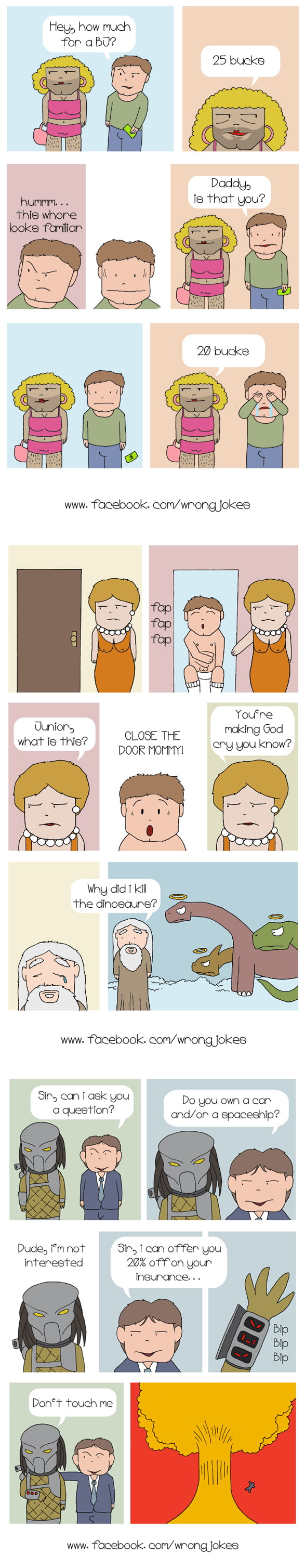 I present to you "the wrong jokes" - 9GAG