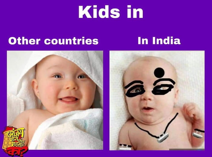 Kids in Other countries and India - 9GAG
