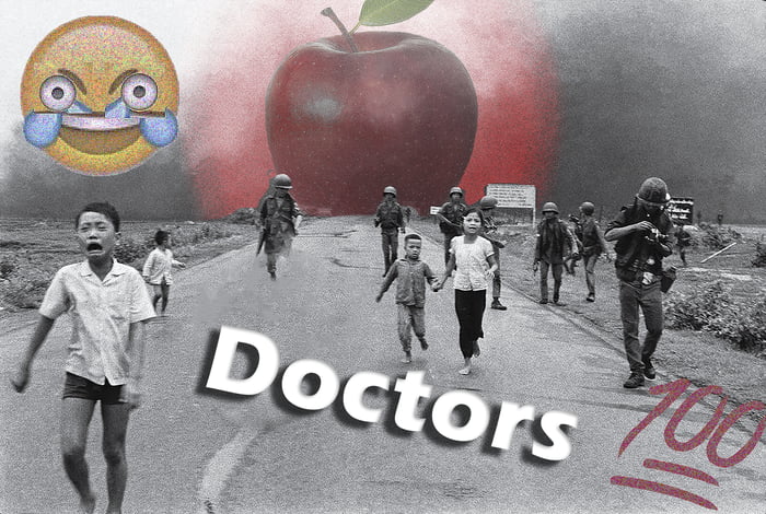 Doctors when they see an apple - 9GAG