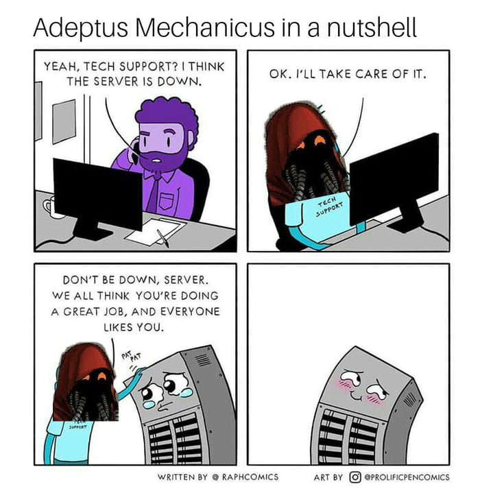 Always love your machine's spirit and it will love you back - 9GAG