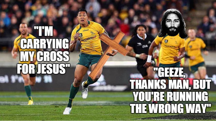 Just carrying my cross - 9GAG