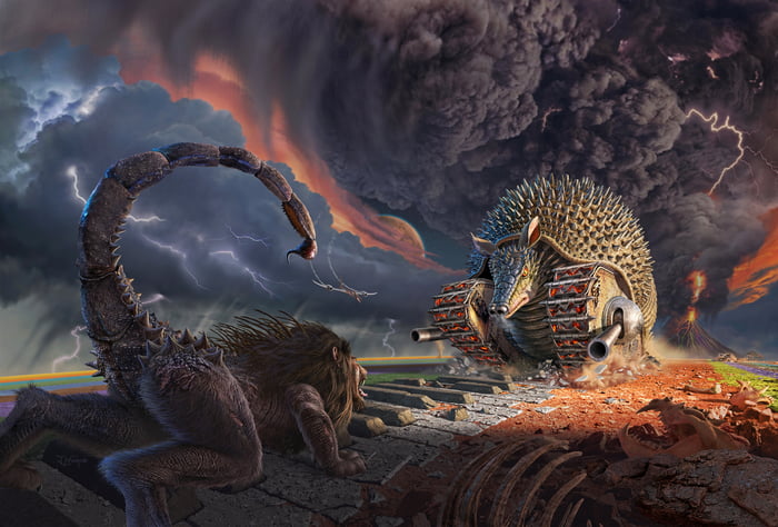 Tarkus Cover Art remastered - 9GAG