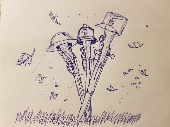 In the honor of 100 years of the end of the Great war,I drew this. (A ...