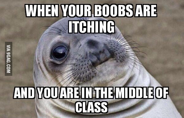 Unless you're flat chested - 9GAG