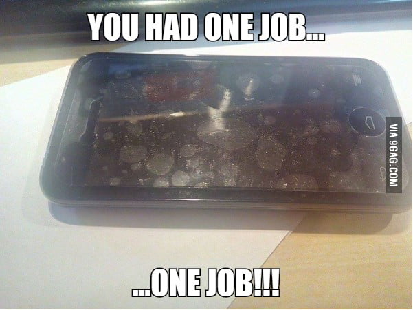 I don't know what is worst, buy the wrong screen protector or apply it ...