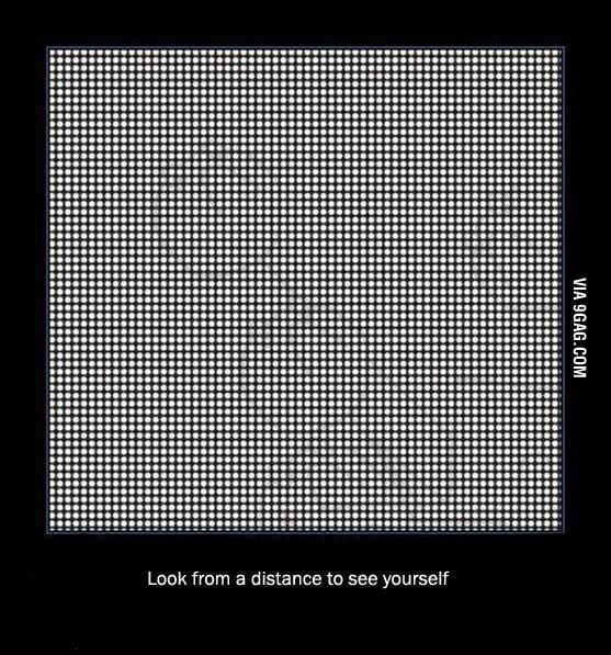 Look from a distance LOL - 9GAG