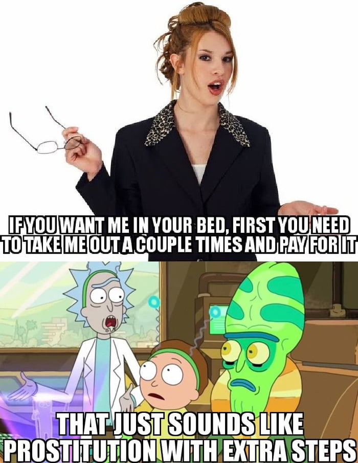 Paying a hooker = stonks - 9GAG