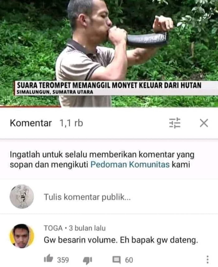Gw besarin volume, mamakmu datang juga. - 9GAG