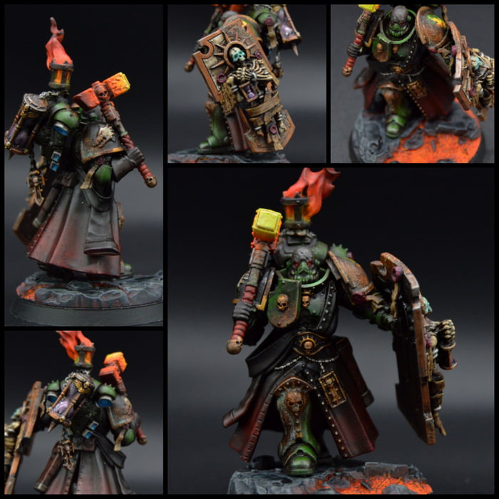Grimdark Salamanders Captain (Indomitus kitbash) - 9GAG