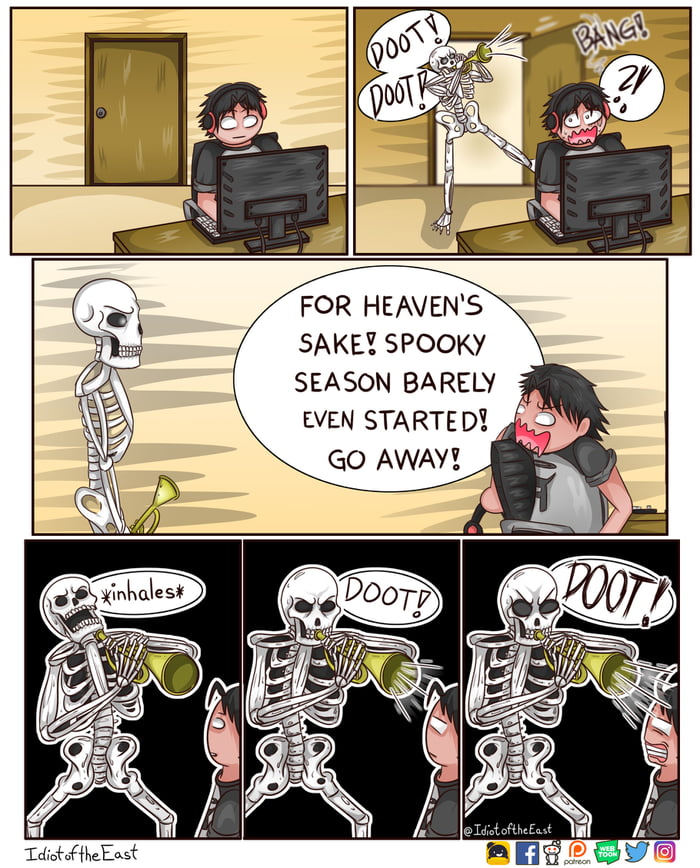 Spooky Scary Skeleton - 9GAG