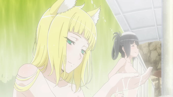 Your seasonal dose of DanMachi fanservice, brought to you by Dian Cecht Hot Springs - 9GAG