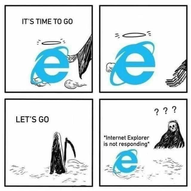 Will anyone miss this browser? Does anyone use Edge instead? - 9GAG