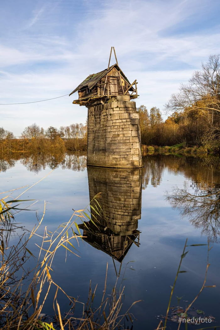 Old fishing cabin at Radbuza river, Czech Republic - 9GAG