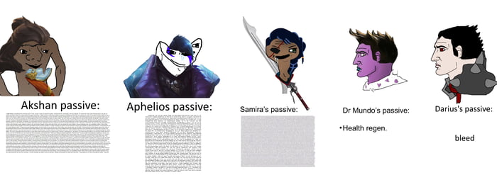 A new wojak meme about newer champs - 9GAG