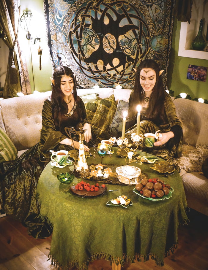 The Elven Tea Party by Janne Eikeblad - 9GAG