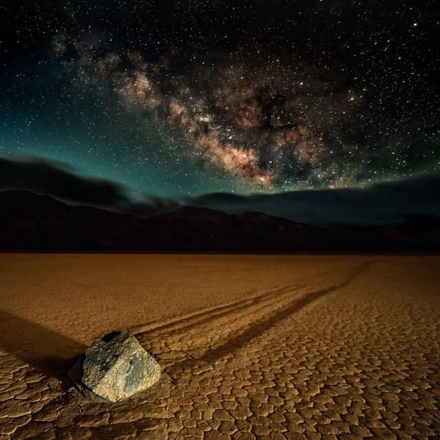 'Sailing Stones' are rocks that move along the desert ground with no ...