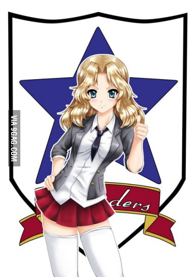 Kay wants you to join Saunders. Will you join ? (Girls und panzer - 9GAG