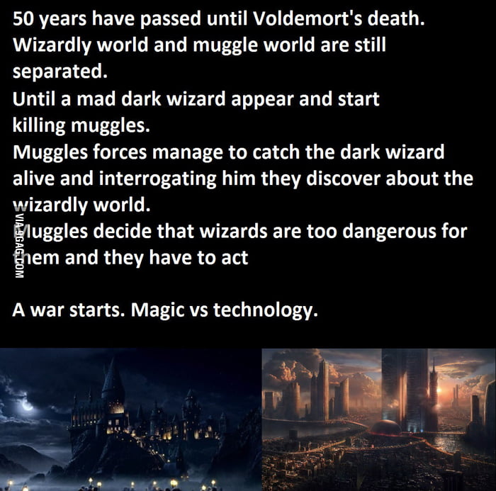 Wizards VS Muggles. Magic VS Technology. - 9GAG