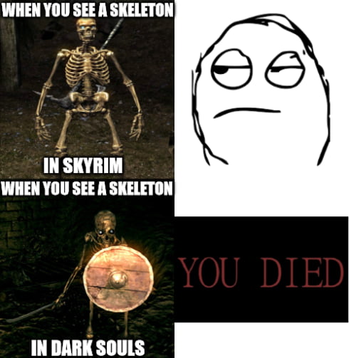 Don't give up, skeleton! - 9GAG