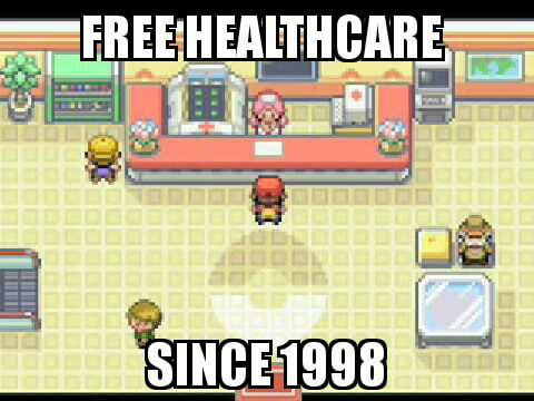 Welcome to our Pokémon Center! We heal your Pokémon back to perfect ...