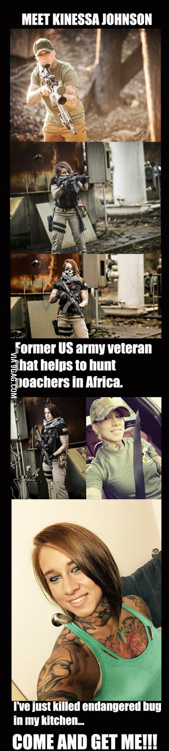 Kinessa Johnson everybody. - 9GAG