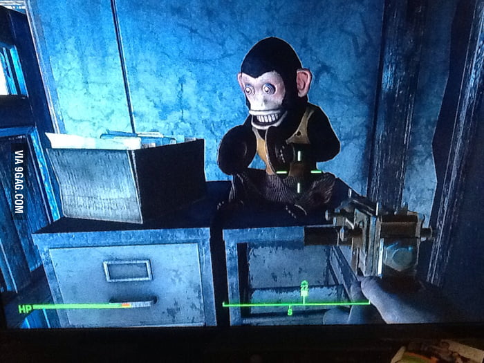 COD zombies monkey Easter egg in Fallout 4???? - 9GAG