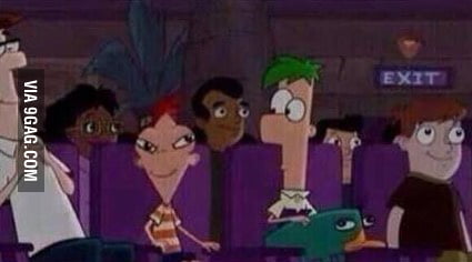 Front view of Phineas' face - enjoy - 9GAG