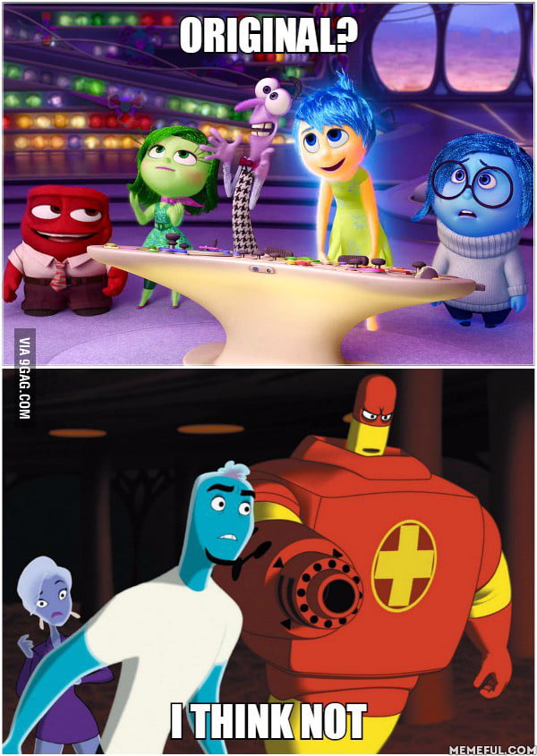 Why do people think Inside out is original? Here's something from 2001 that had a similar ...