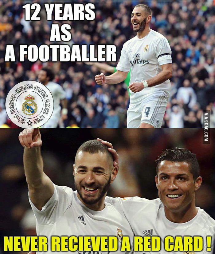 Karim benzema remember the name - 9GAG