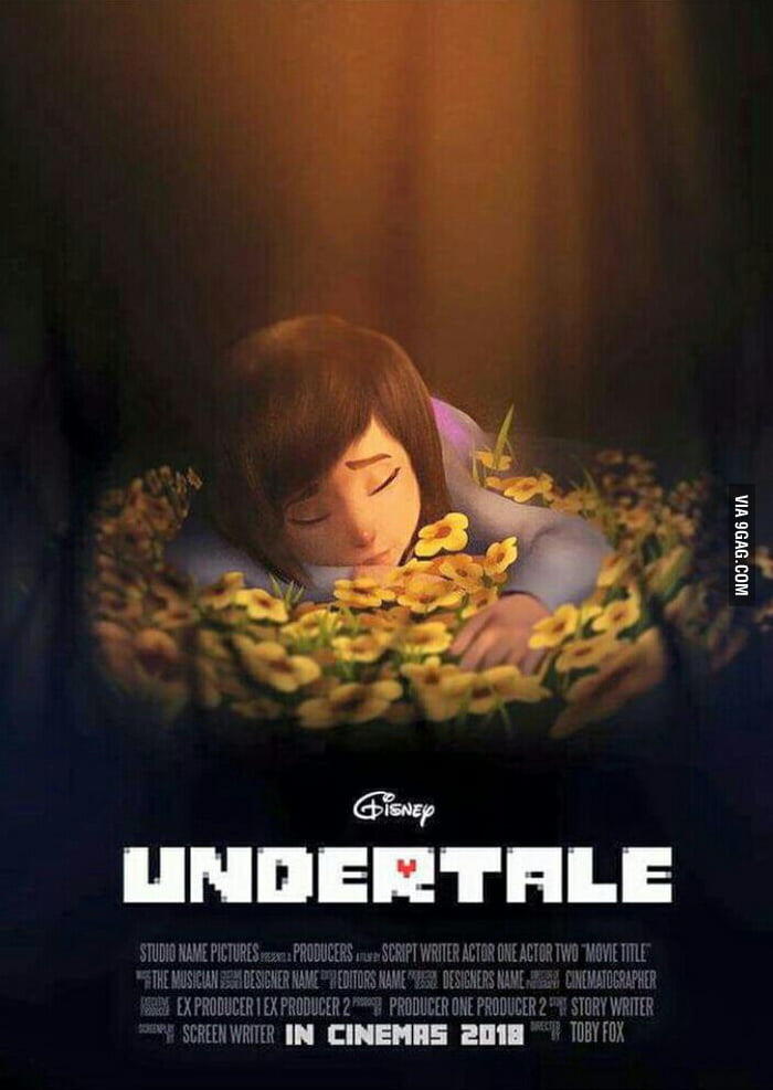 Undertale as a Disney Movie Poster - 9GAG