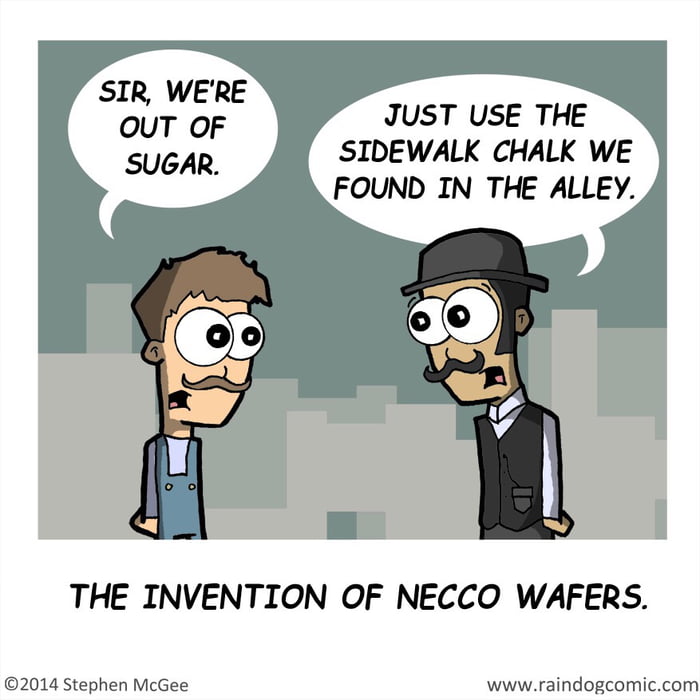 The original candy wafer. Like there is a lot of competition - 9GAG