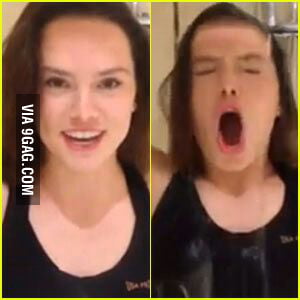 Daisy Ridley without make-up - 9GAG