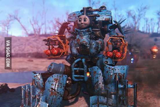Thomas the tank engine after the apocalypse - 9GAG