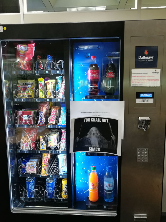 Broken vending machine at work - 9GAG